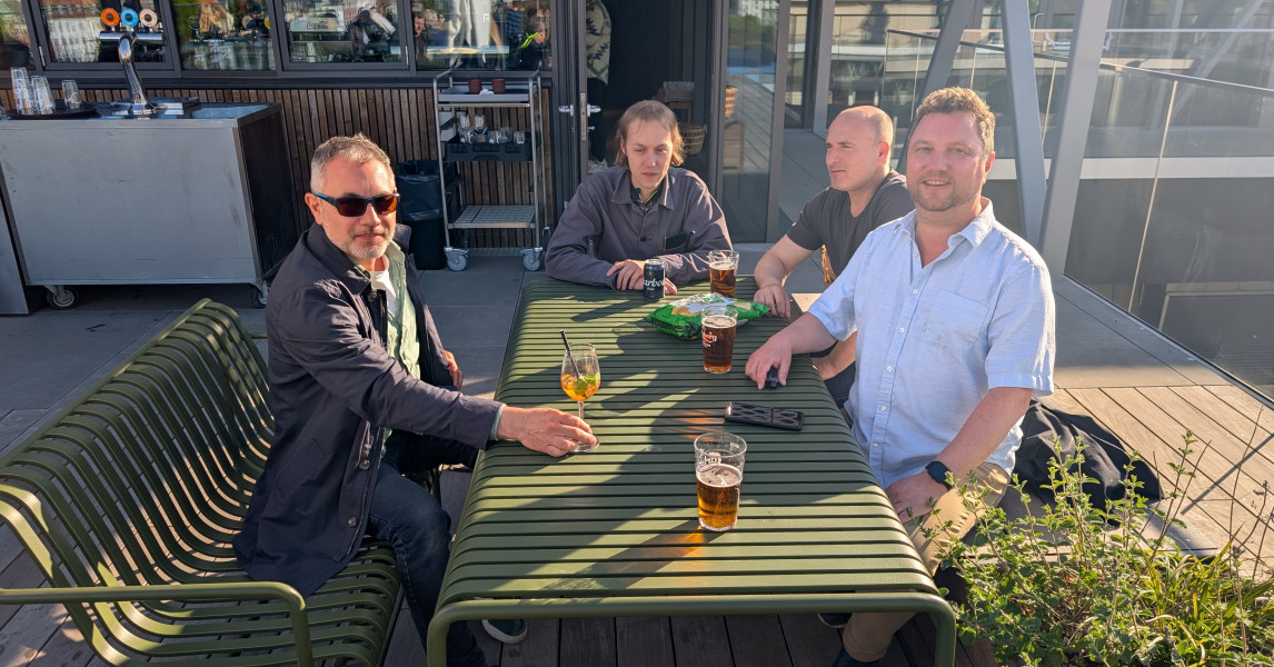 Rooftop Chat with many topics discussed – Volt Danmark